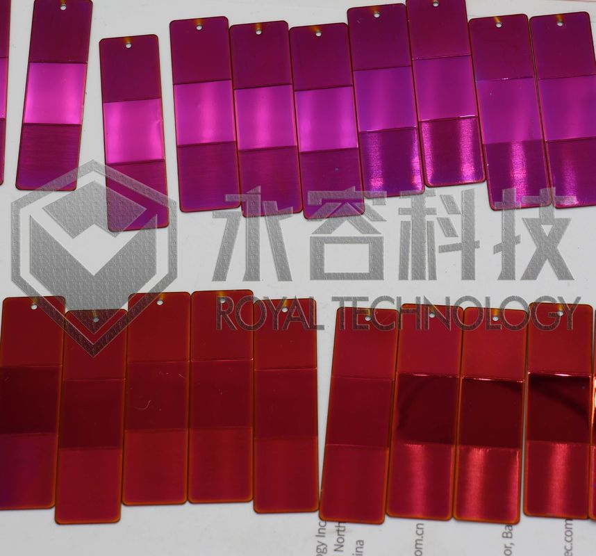 새로운 PVD 코팅 : PVD 자주색계, PVD 불그스레한, PVD 놋쇠 녹색, PVD 네이비 블루, 연하늘색 코팅